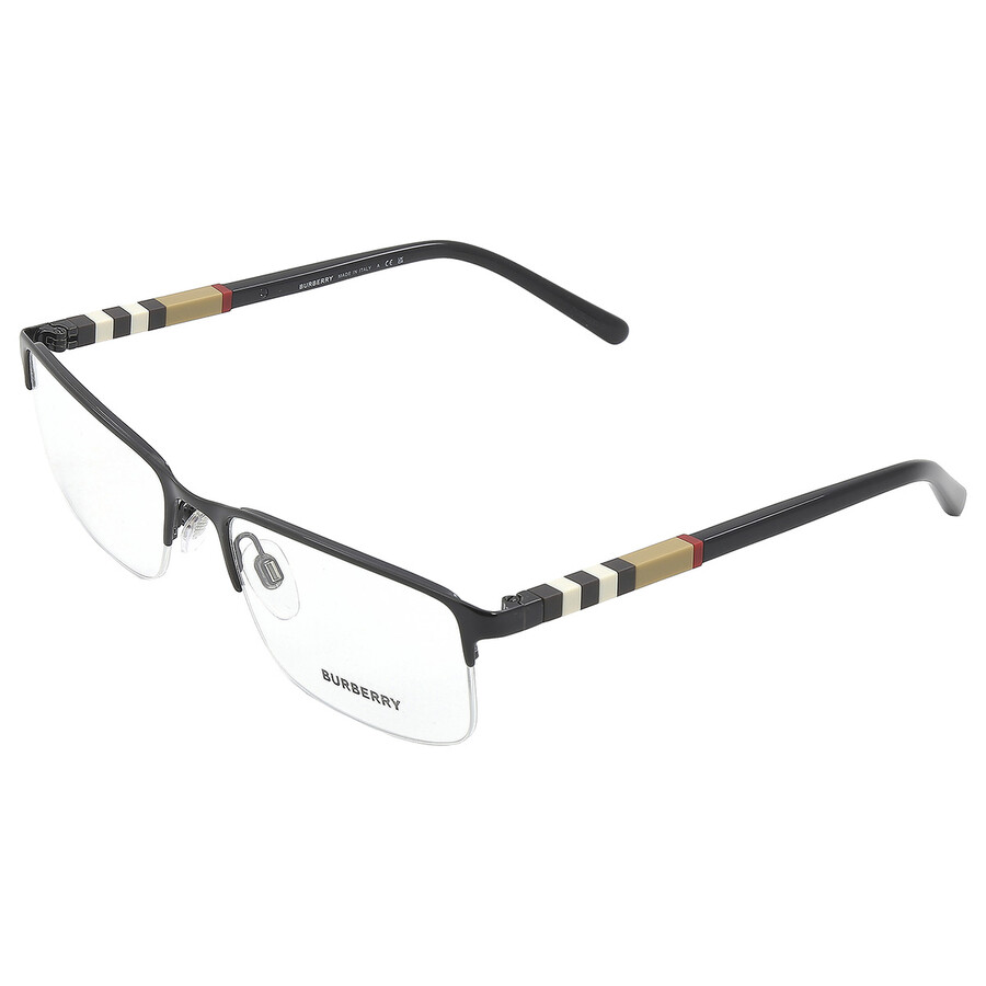 Burberry Demo Rectangular Men's Eyeglasses BE1282 1001 55 8053672416893 ...