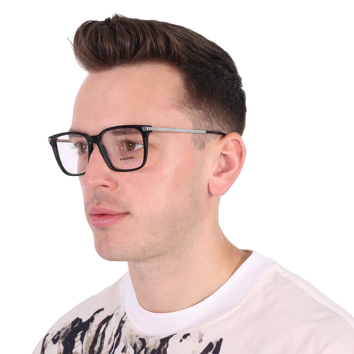 Burberry Ellis Demo Square Men's Eyeglasses BE2378 3001 55 ...