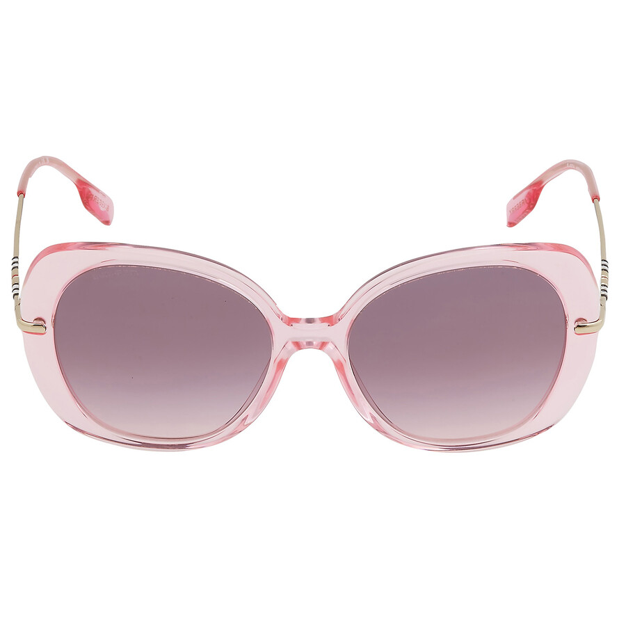 Burberry Eugenie Rose Gradient Butterfly Ladies Sunglasses BE4374 ...