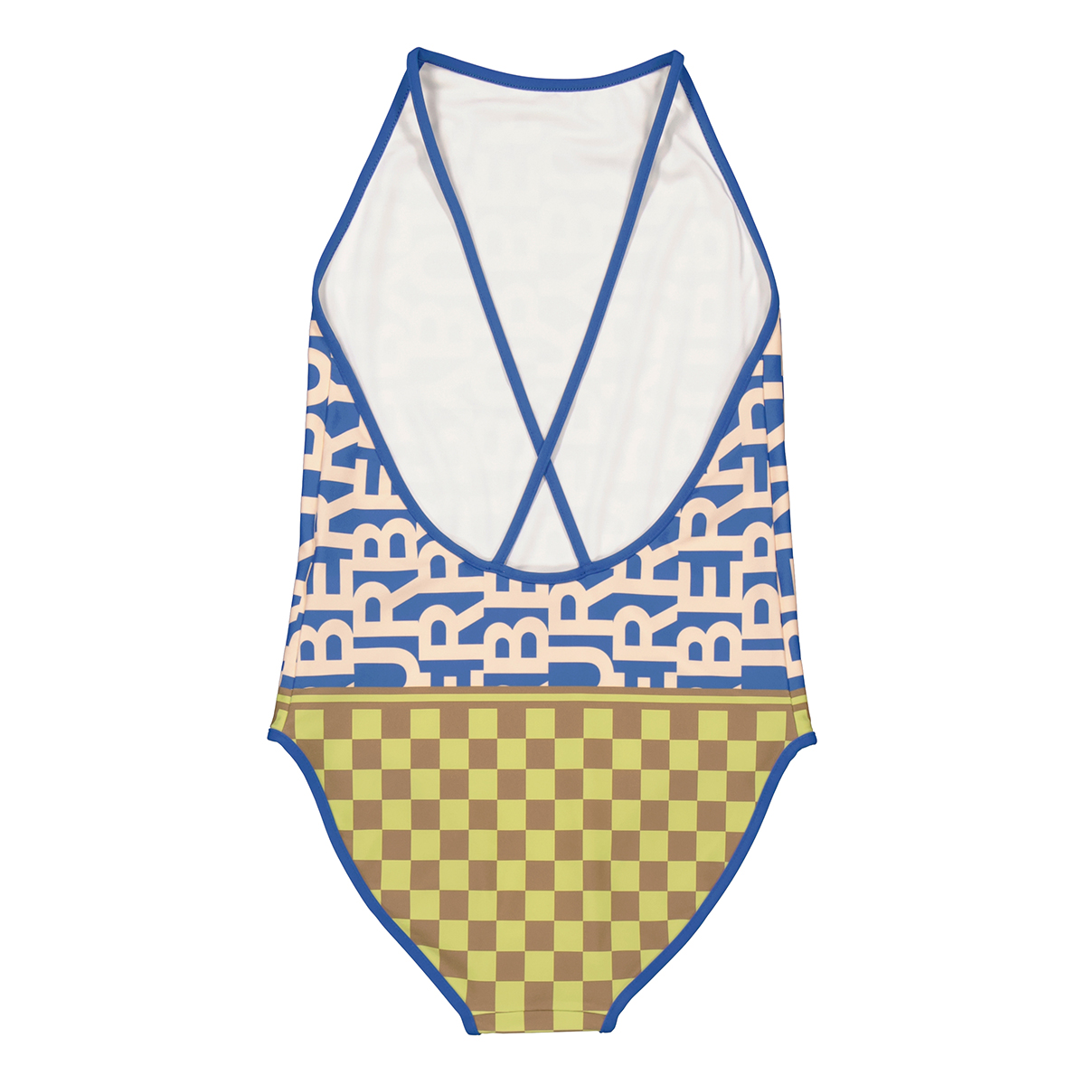 Burberry Girls Powder Pink Sandie One-Piece Logo Swimsuit, Size 14Y ...