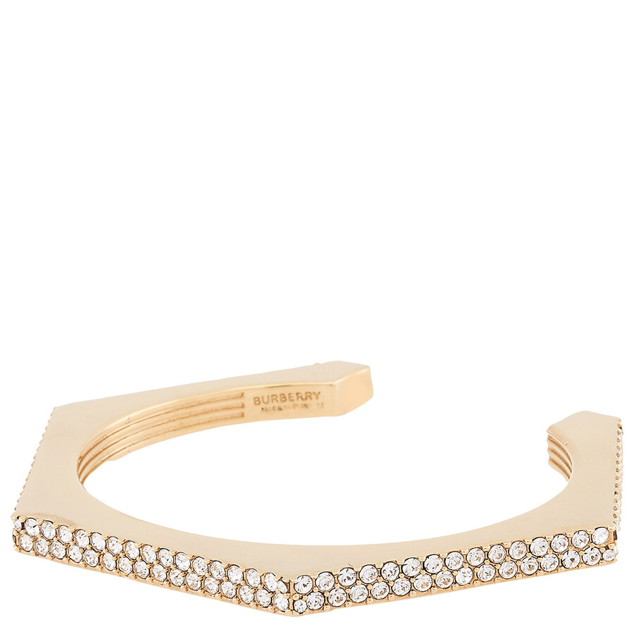 Burberry Gold Finish Bolt Cuff Bangle, Size Medium 8032634 - Jewelry ...