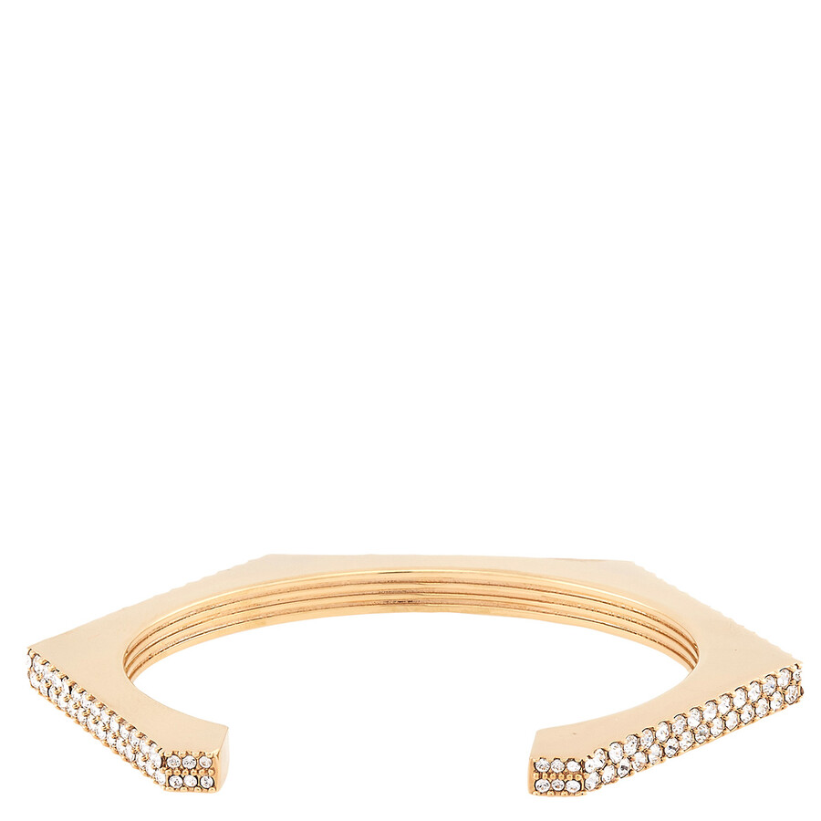 Burberry Gold Finish Bolt Cuff Bangle, Size Medium 8032634 - Jewelry ...