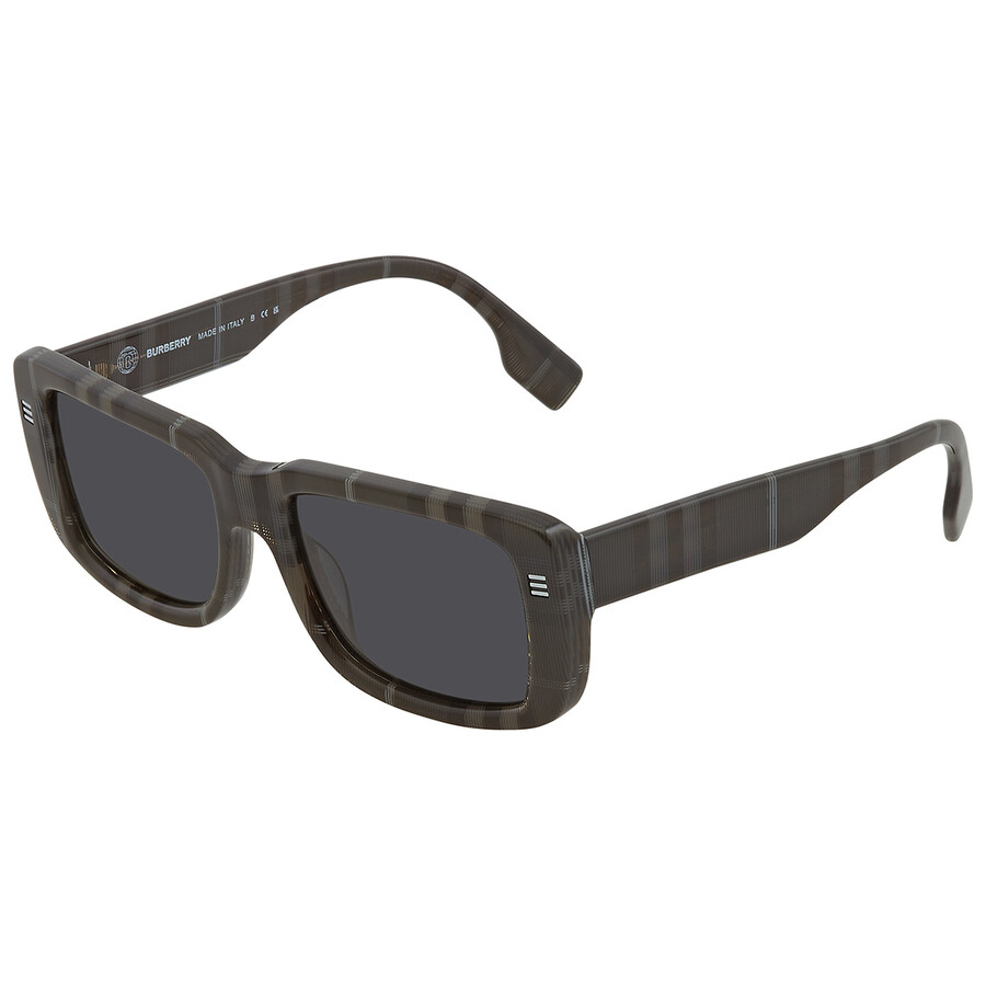 Burberry Jarvis Dark Gray Rectangular Men's Sunglasses BE4376U 380487 55 8056597705363 ...
