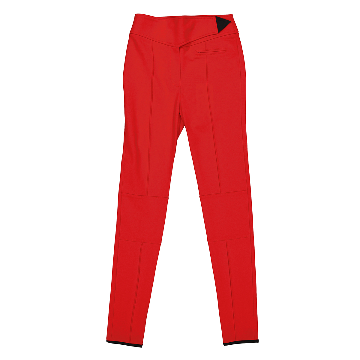Burberry Ladies Bright Red Stretch Crepe Jersey Jodhpurs, Brand Size 8 ...