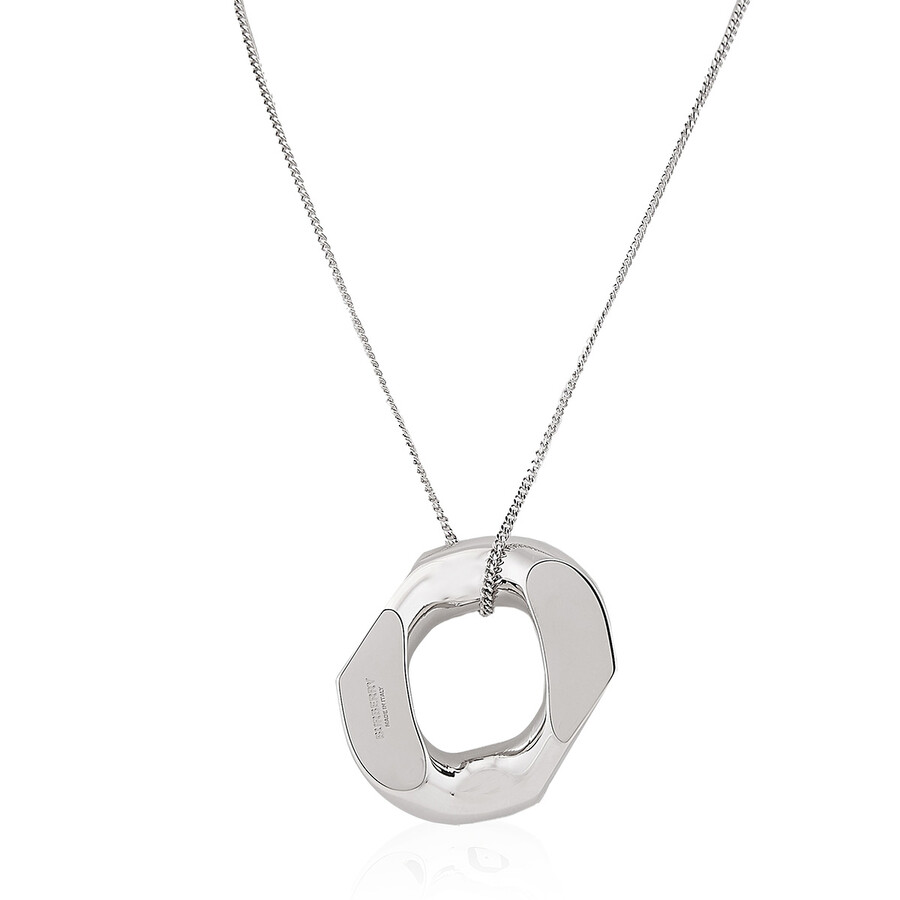 Burberry Ladies Palladio Palladium-Plated Chain Link Necklace 8053718 ...
