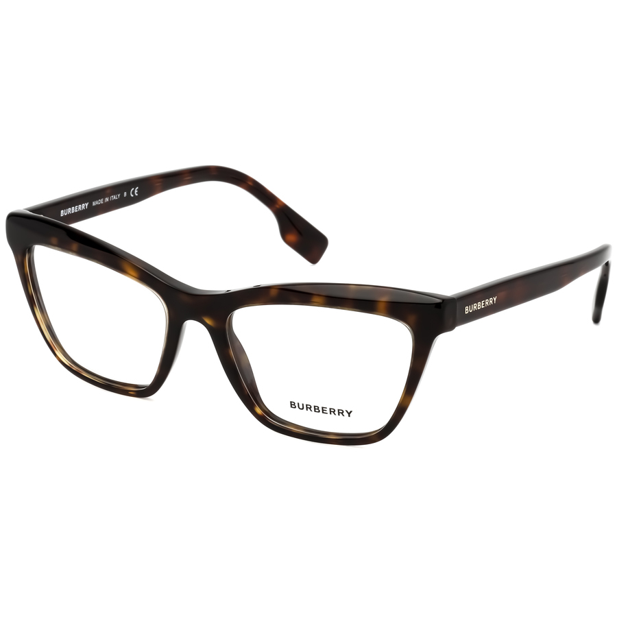Burberry Ladies Tortoise Square Eyeglass Frames BE2309383054 ...