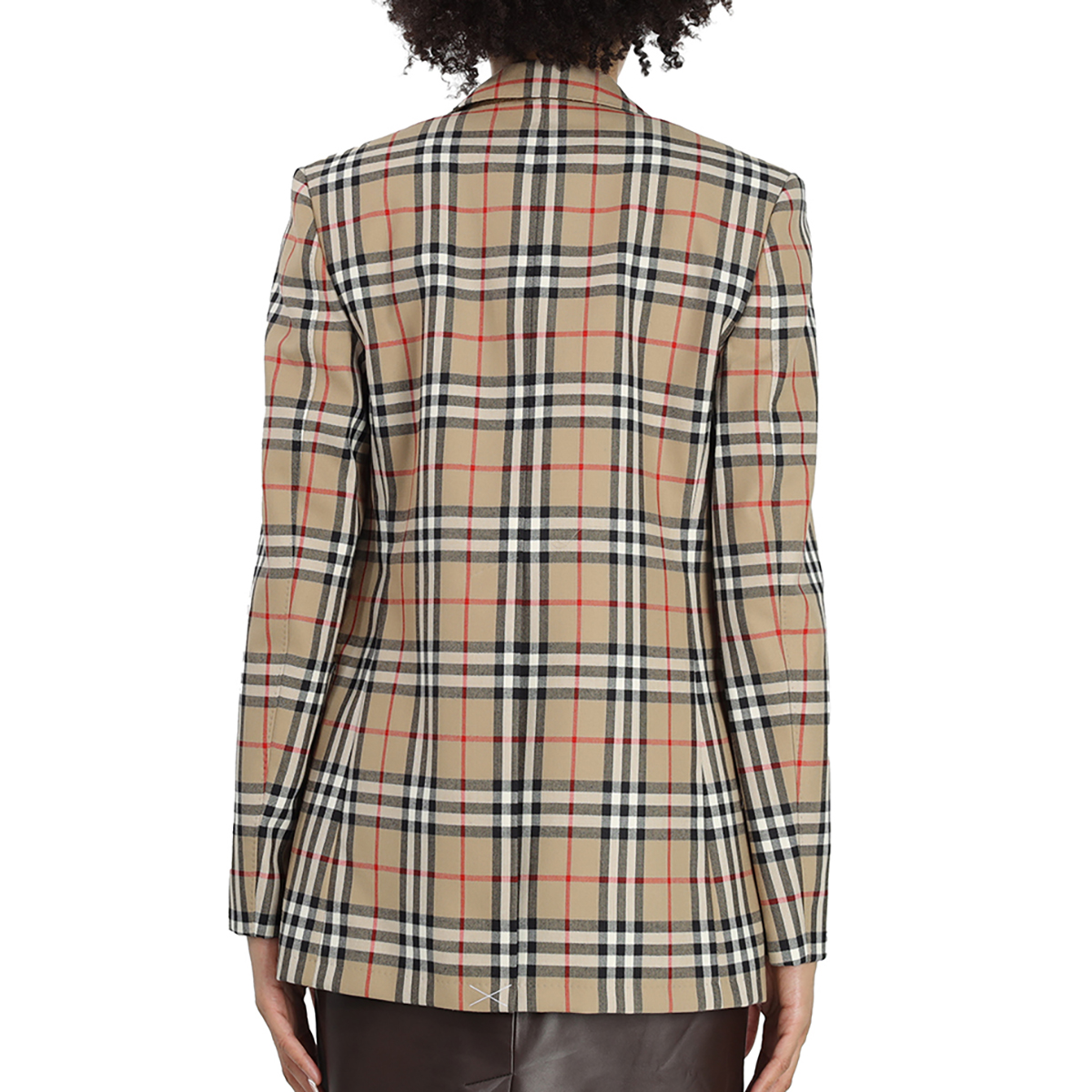 Burberry Ladies Vintage Check Wool Blazer Jacket, Brand Size 2 (US Size ...