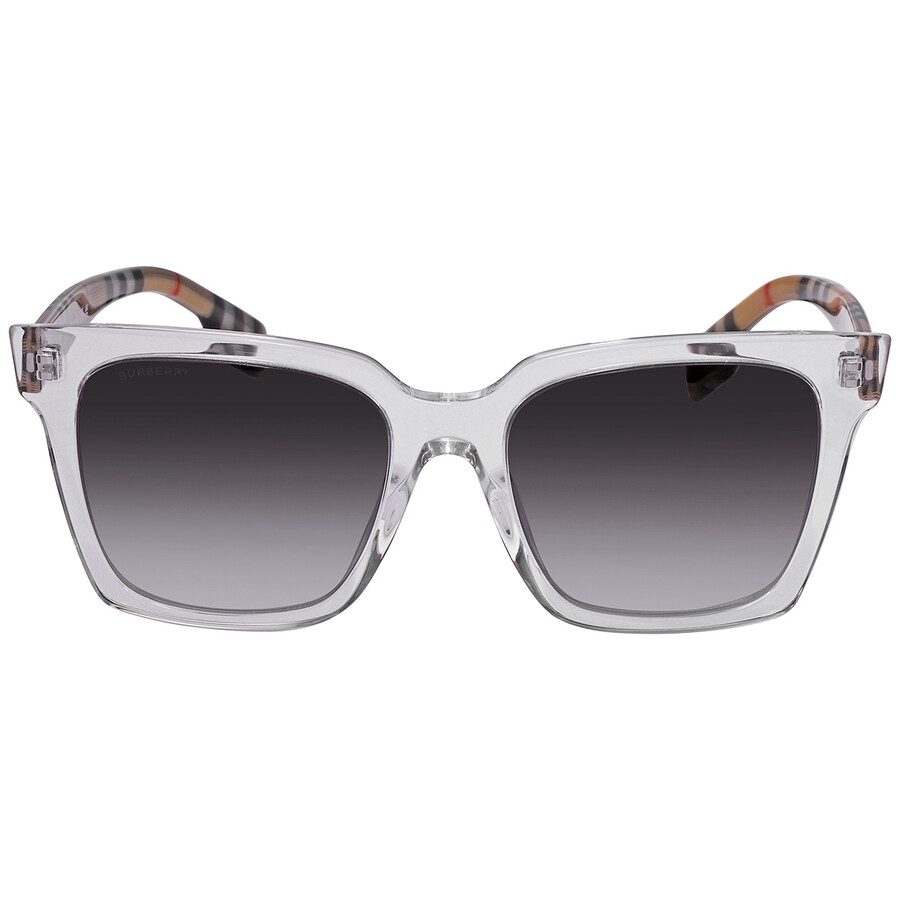 Burberry Maple Grey Gradient Square Ladies Sunglasses BE4335 39348G 53 ...