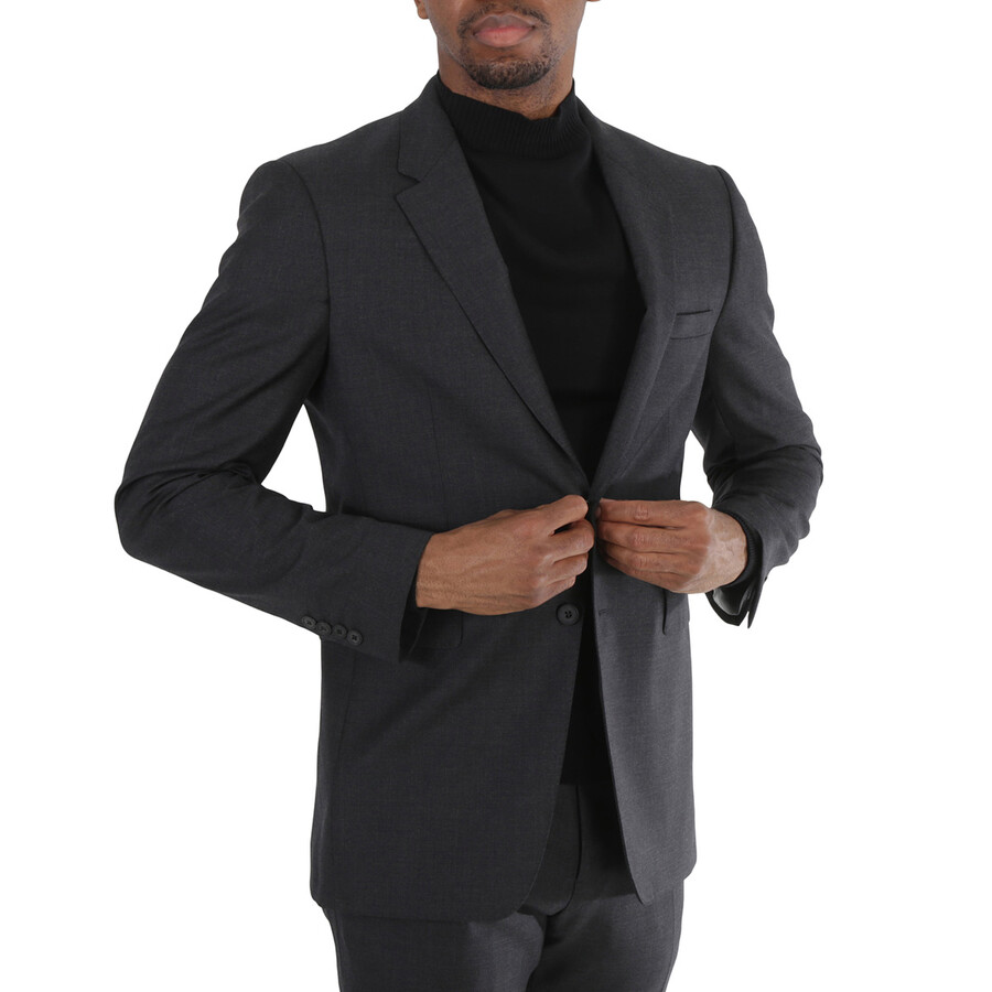 Burberry Millbank 2 Wool Tailored Suit In Charcoal, Brand Size 50R (US ...