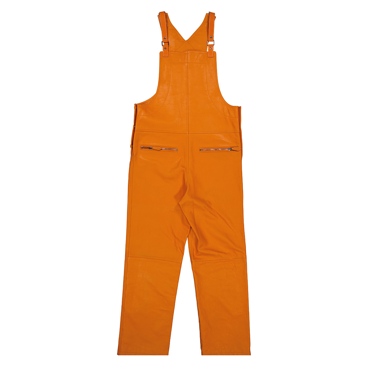 Burberry Orange Leather Shark Graphic Overalls, Brand Size 50 (US Size ...