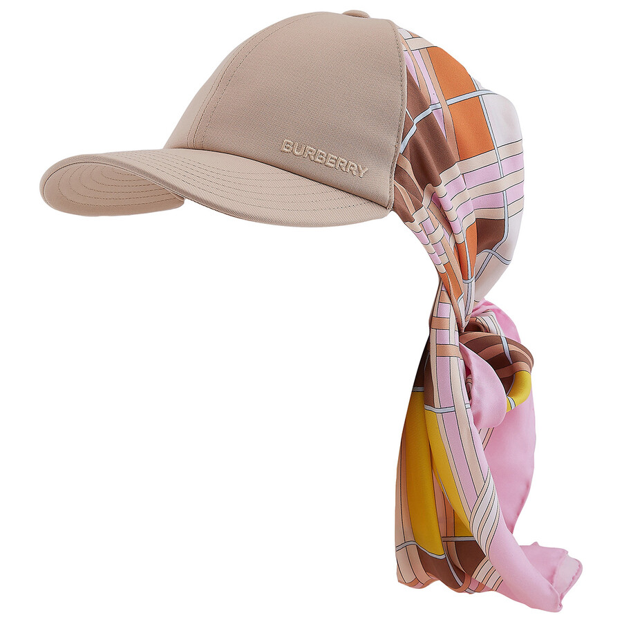 Burberry Scarf-Detail Logo Baseball Cap 8066692 5045701199764 - Apparel ...