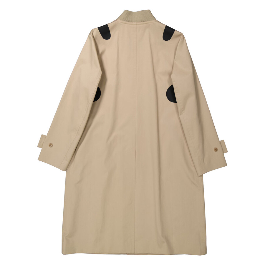 Burberry Soft Fawn Cotton Gabardine Reconstructed Print Car Coat, Brand ...