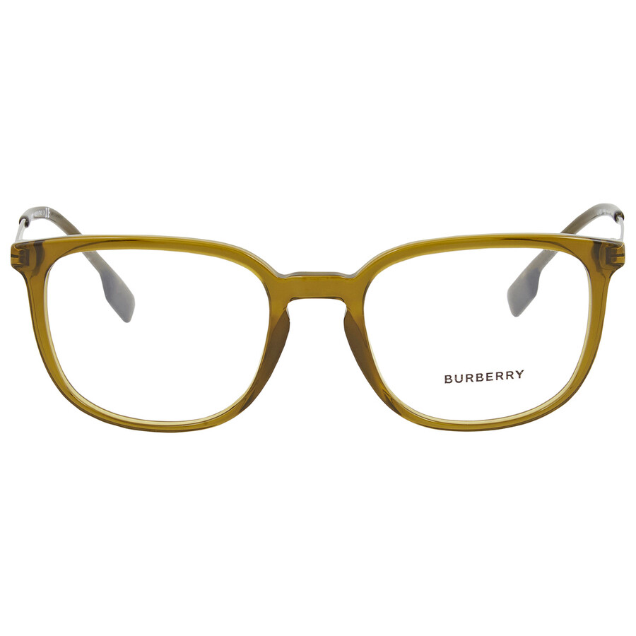 Burberry Unisex Green Square Eyeglass Frames BE2307335652 BE2307 3356 ...