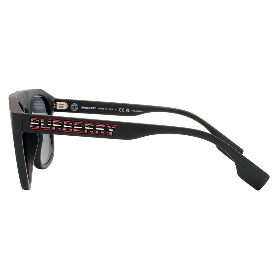 Burberry Wren Polarized Dark Grey Browline Men's Sunglasses BE4396U 346481 57 8056597875592 ...