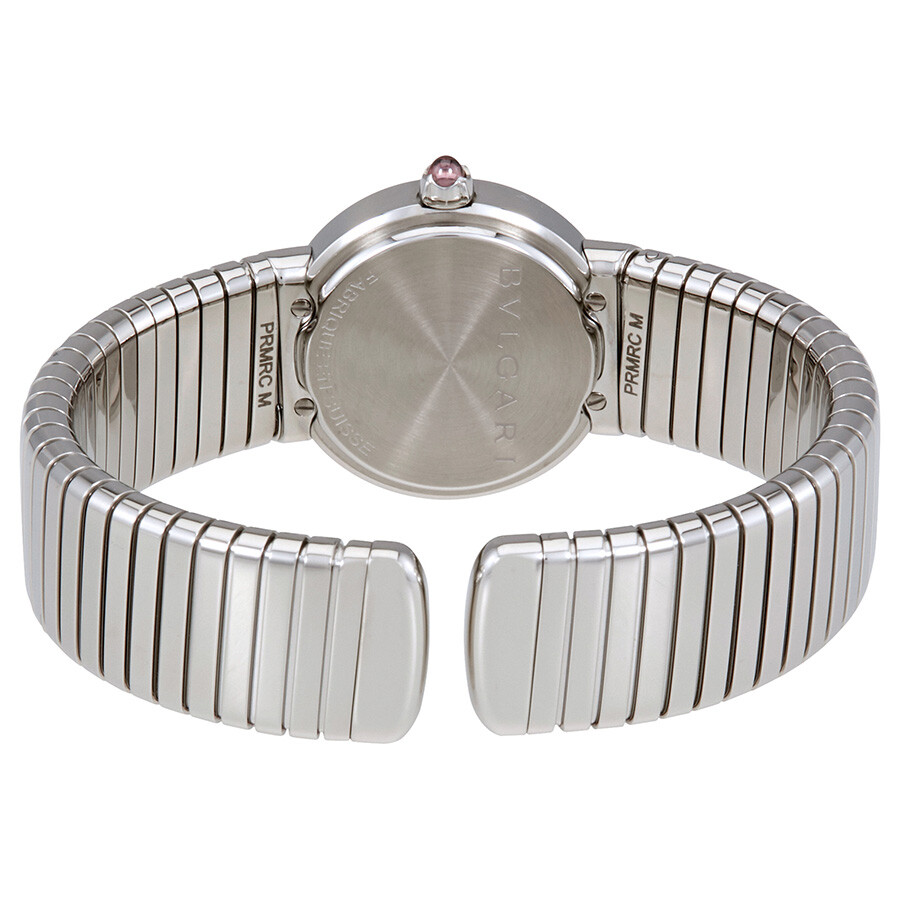 Bvlgari Bvlgari Black Lacquered Dial Diamond Medium Ladies Watch 102145 ...