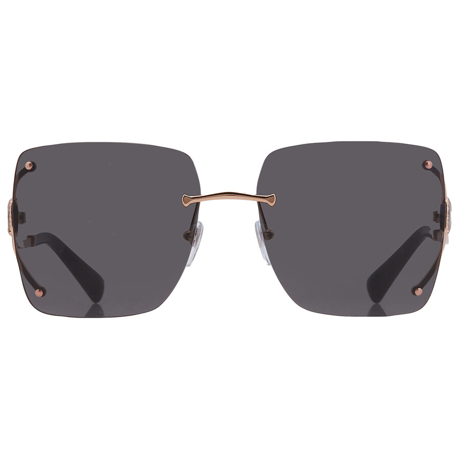 Bvlgari Dark Grey Square Ladies Sunglasses BV6190BD 201487 61 ...