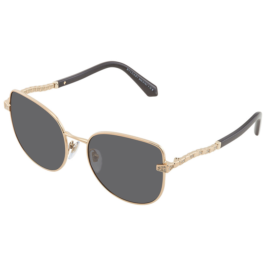 Bvlgari Grey Butterfly Ladies Sunglasses BV6184B 201487 56 ...