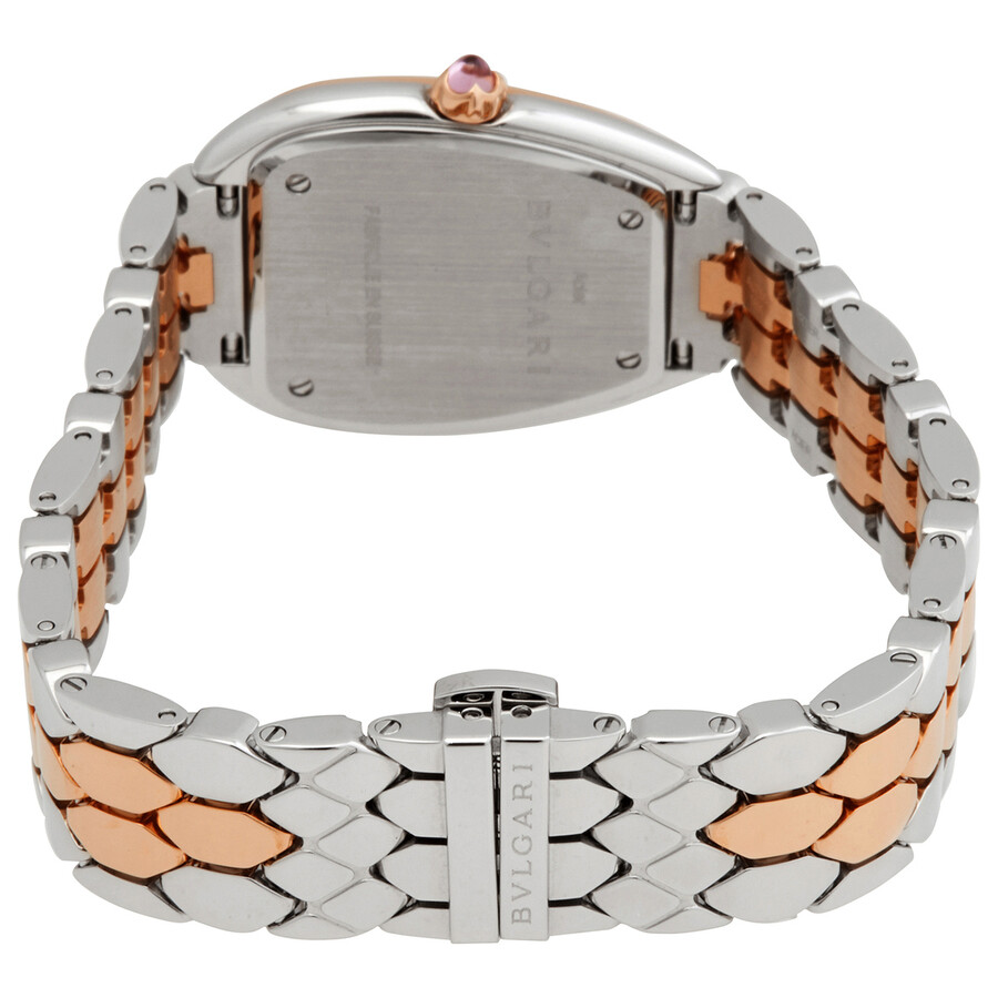 Bvlgari Serpenti Seduttori Quartz Diamond White Dial Unisex Watch ...