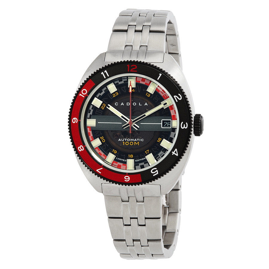 Cadola 1977 Automatic Grey Dial Men's Watch CD-1024-44 194595044027 ...