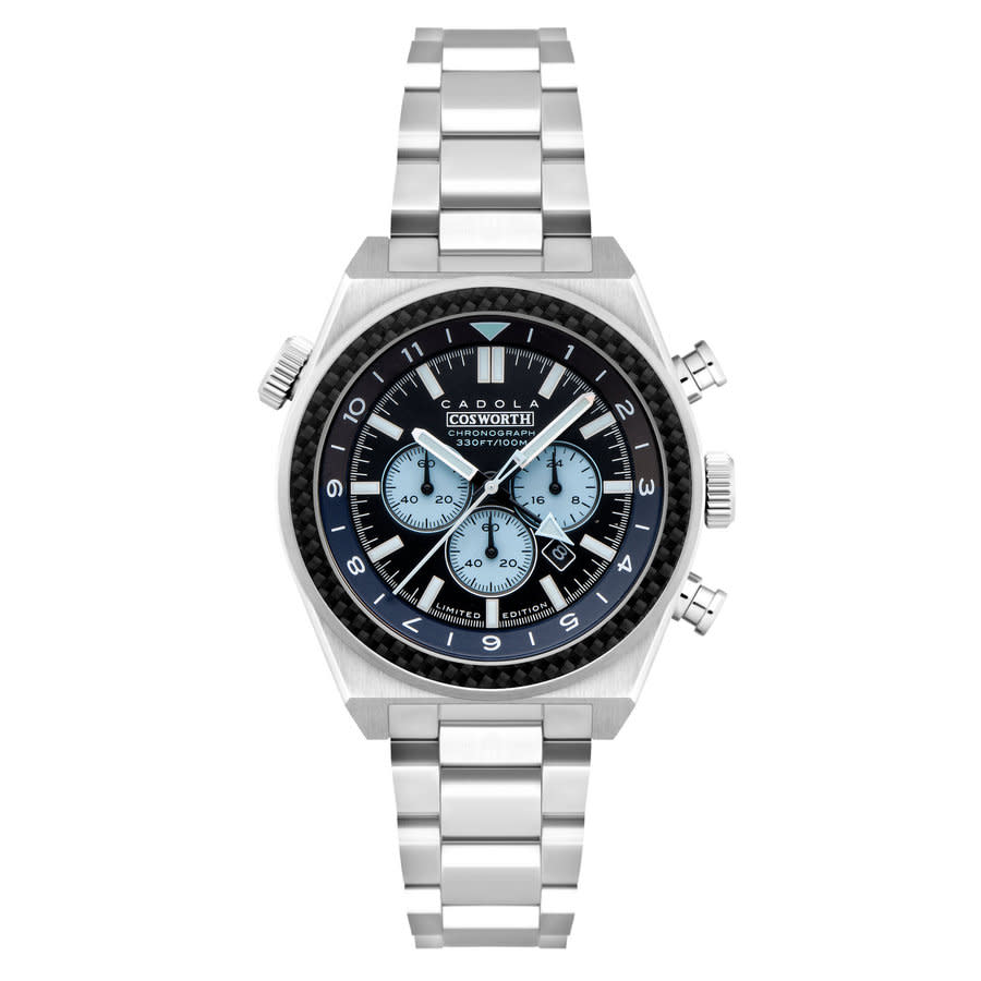 Cadola Cosworth Costin Chronograph Quartz Black Dial Men's Watch CD ...