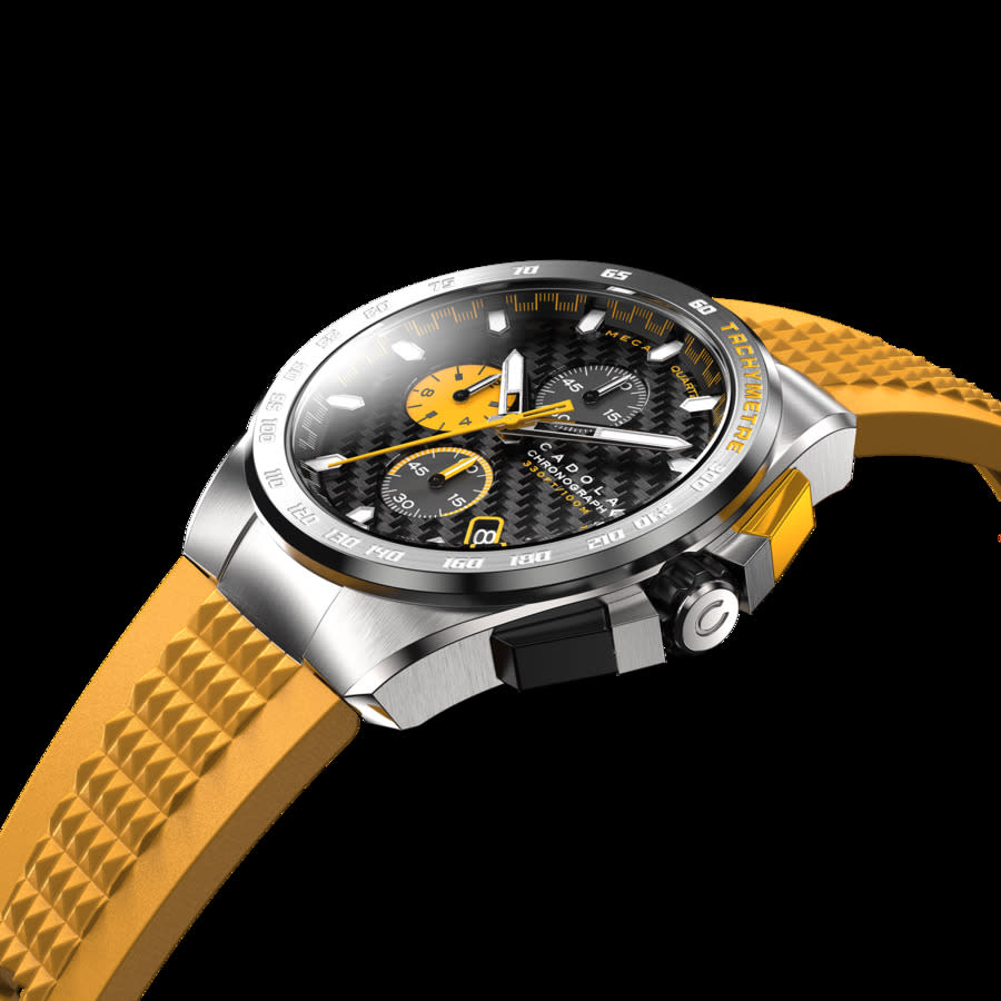 Cadola Peterson Chronograph Quartz Black Dial Men's Watch CD-1029-55 ...