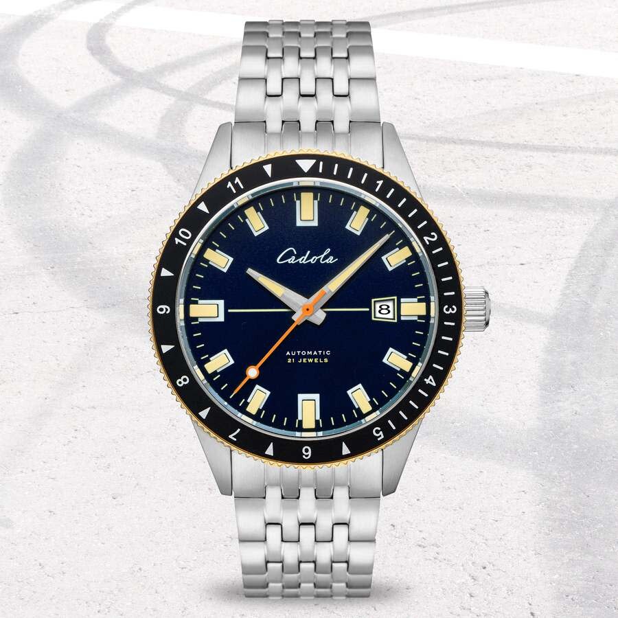 Cadola Tahiti Automatic Blue Dial Men's Watch CD-1006-44 194595041033 ...