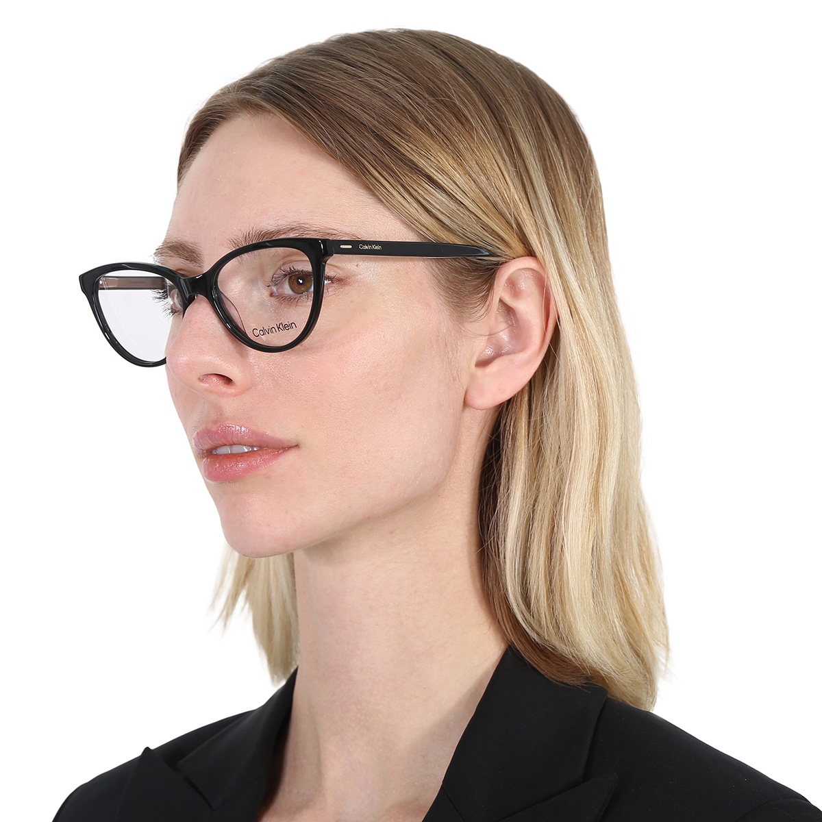Calvin Klein Demo Cat Eye Ladies Eyeglasses CK21519 001 53 886895526388 ...