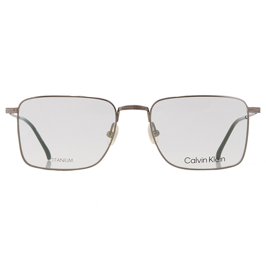 Calvin Klein Demo Rectangular Titanium Unisex Eyeglasses CK22109T 014 ...