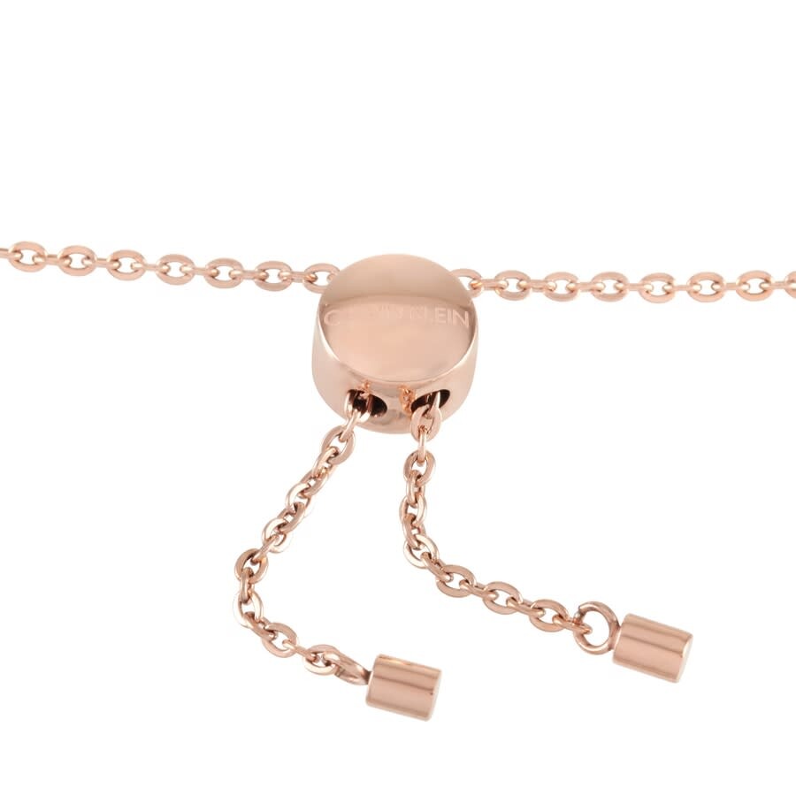 Calvin Klein Rocking Rose Gold PVD Plated Stainless Steel Pink Crystal ...