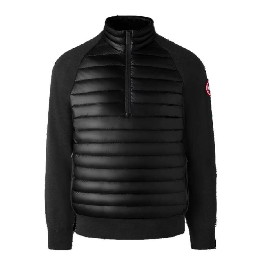 Canada Goose Black Hybridge Knit Packable Pullover, Size Small 6894M-61 ...