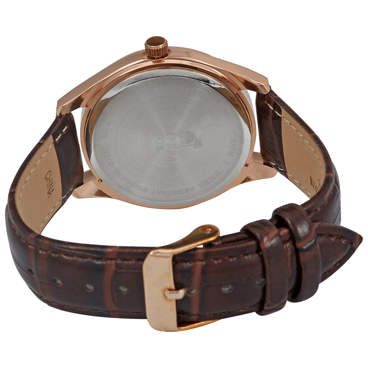 Caribbean Joe Quartz Brown Dial Men's Watch CJ7030RGBN 613874006674 ...