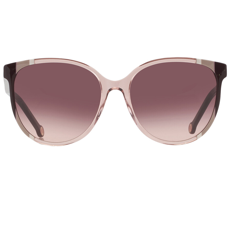 Carolina Herrera Burgundy Shaded Cat Eye Ladies Sunglasses CH 0063/S 0C19/3X 58 716736714608 ...