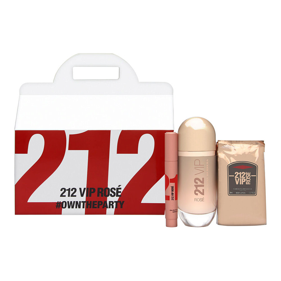 Carolina Herrera Ladies 212 VIP Rose Gift Set Fragrances 8411061926048 ...