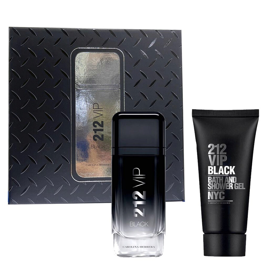 Carolina Herrera Men's 212 Vip Black Gift Set Fragrances 8411061072332 ...