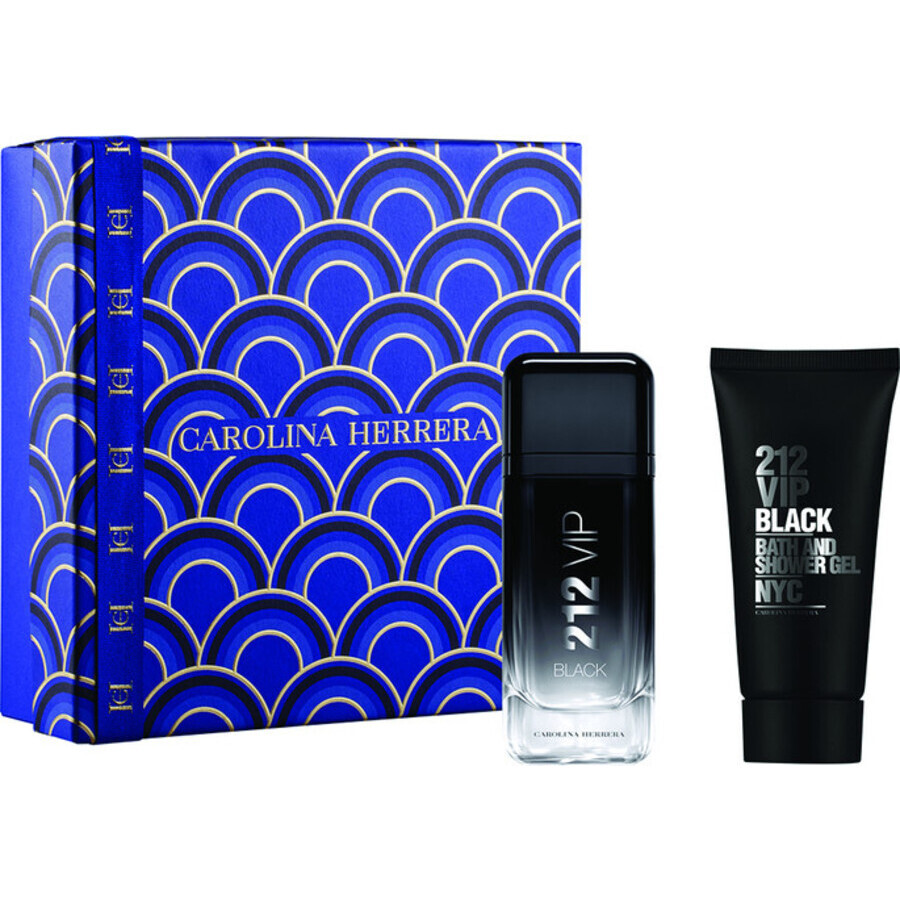 Carolina Herrera Men's 212 VIP Black Gift Set Fragrances 8411061092378 ...