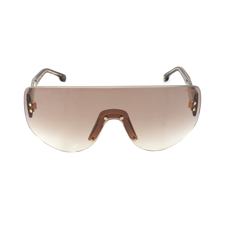 Carrera Brown Shaded Shield Unisex Sunglasses FLAGLAB 12 0086/86 99 ...