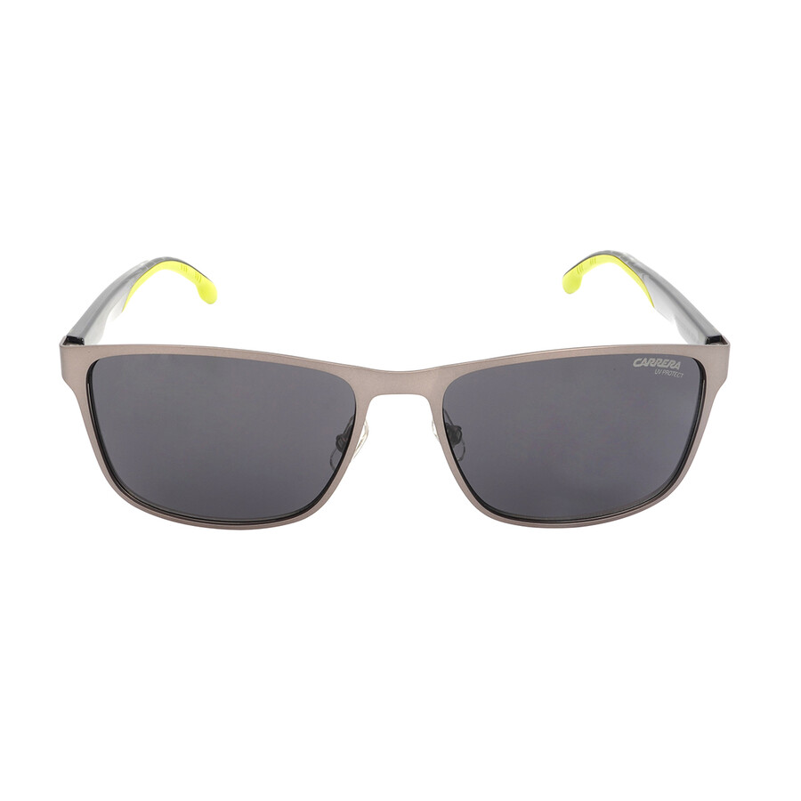 Carrera Grey Rectangular Unisex Sunglasses CARRERA 2037T/S 0R80/IR 55 ...