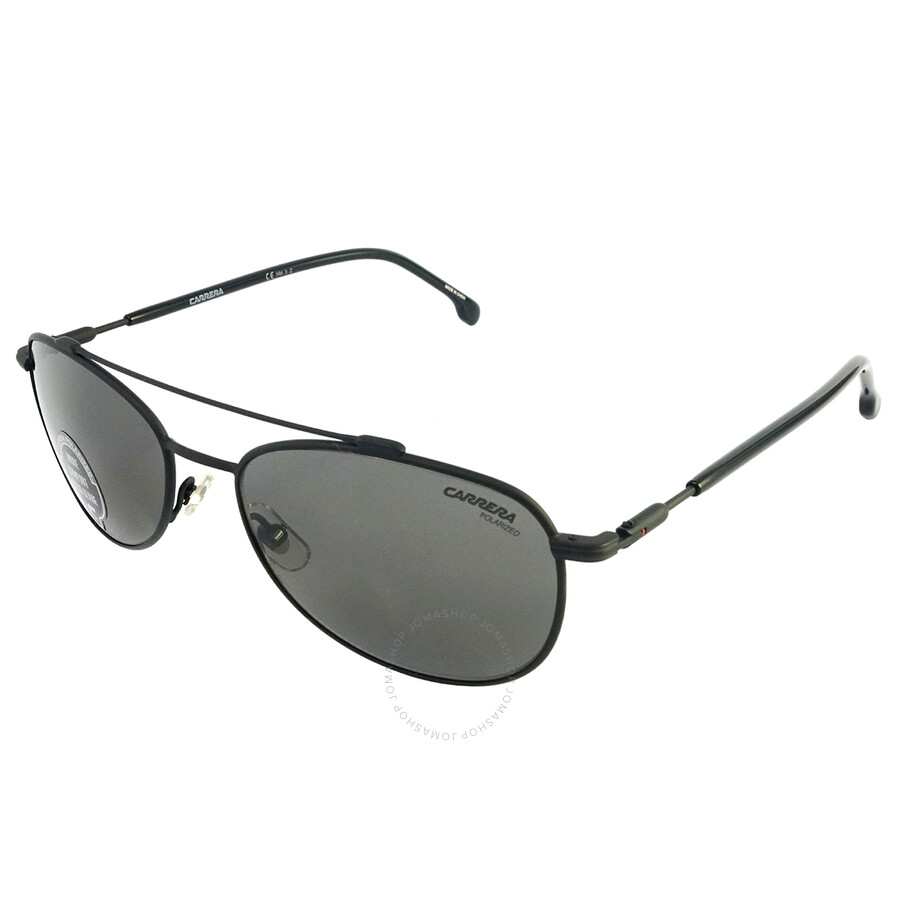 Carrera Polarized Grey Pilot Unisex Sunglasses Carrera 224s 0003m9 55 716736230382