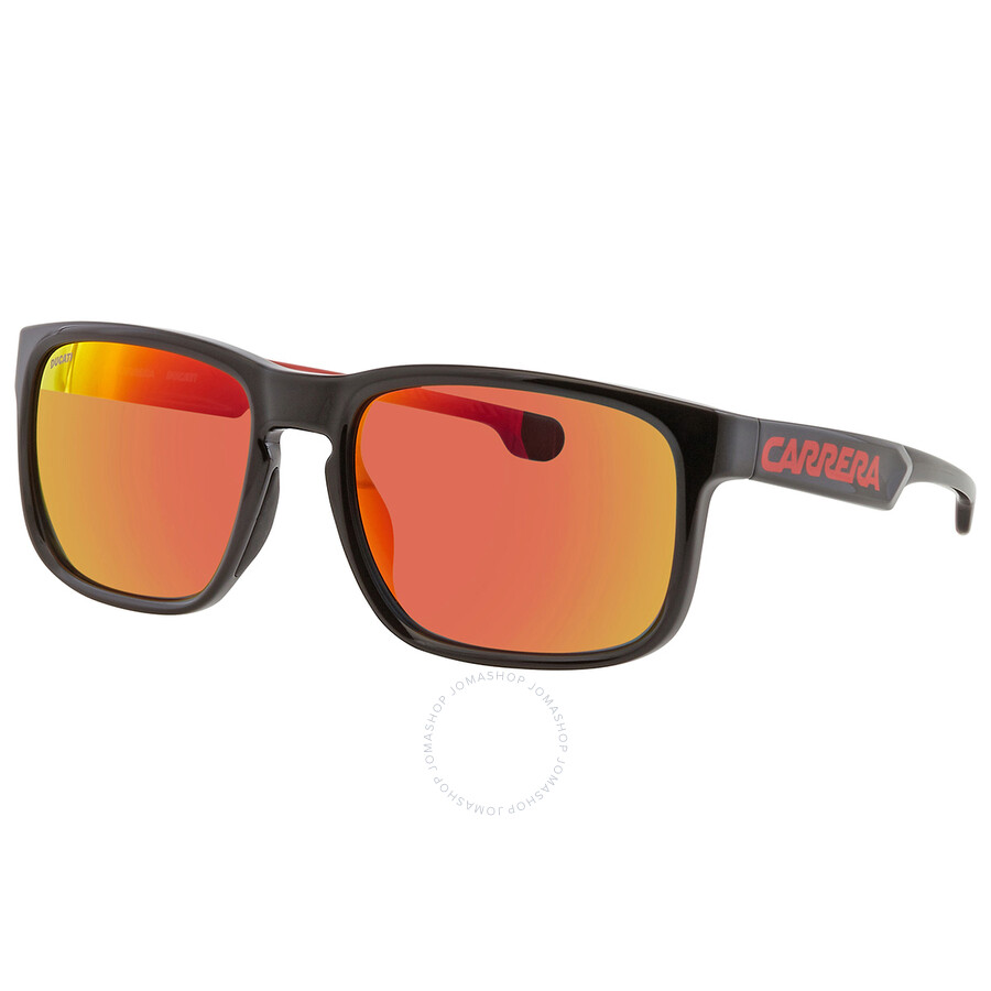 Carrera Red Mirror Square Mens Sunglasses Carrera Ducati 001s 00a4uz