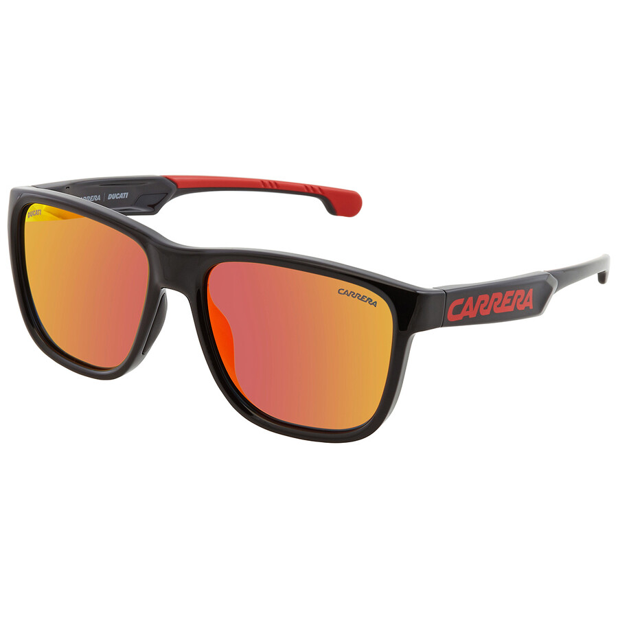 Carrera Red Mirror Square Mens Sunglasses Carrera Ducati 003s 00a4uz