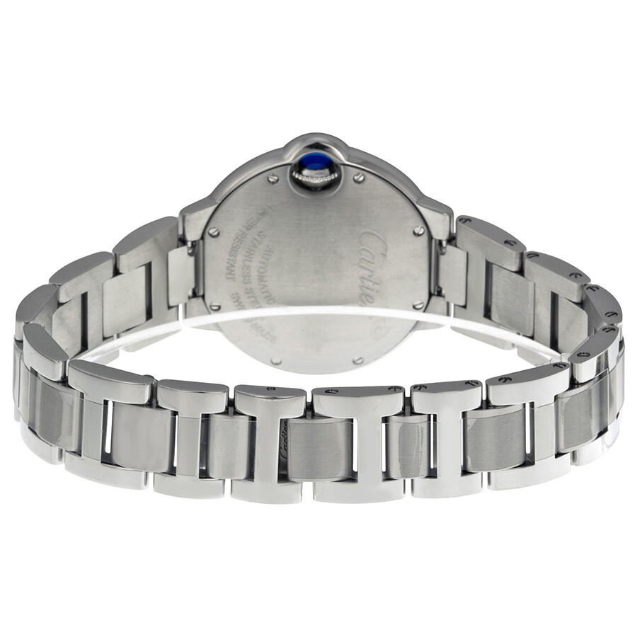 Cartier Ballon Bleu Automatic Silver Dial 33 mm Ladies Watch W6920071 ...