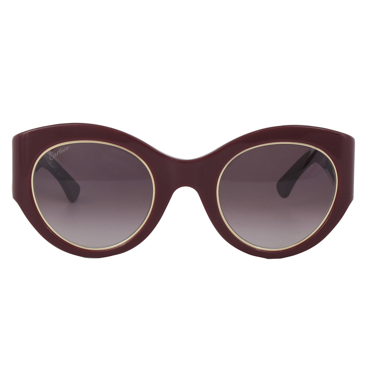 Cartier Burgundy Gradient Cat Eye Ladies Sunglasses CT0305S 003 51 ...