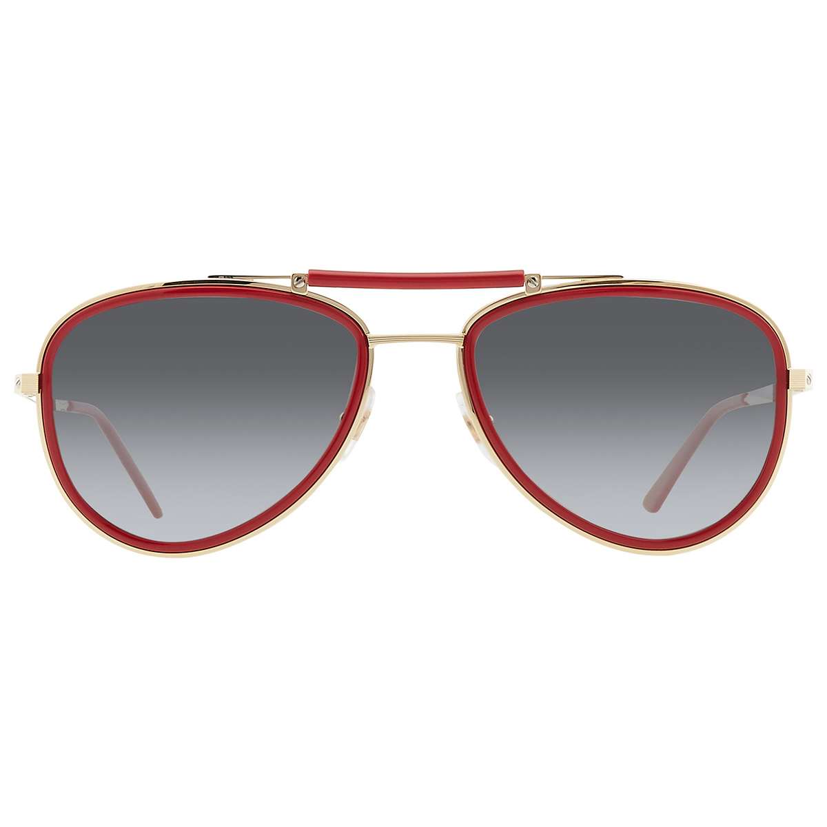 Cartier Grey Gradient Pilot Unisex Sunglasses CT0078S 001 58 ...