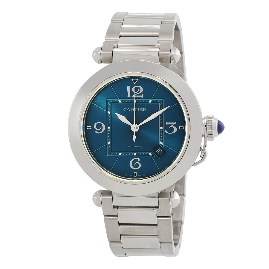 Cartier Pasha 41mm Automatic Blue Dial Men's Watch WSPA0038 - Watches, Pasha - Jomashop