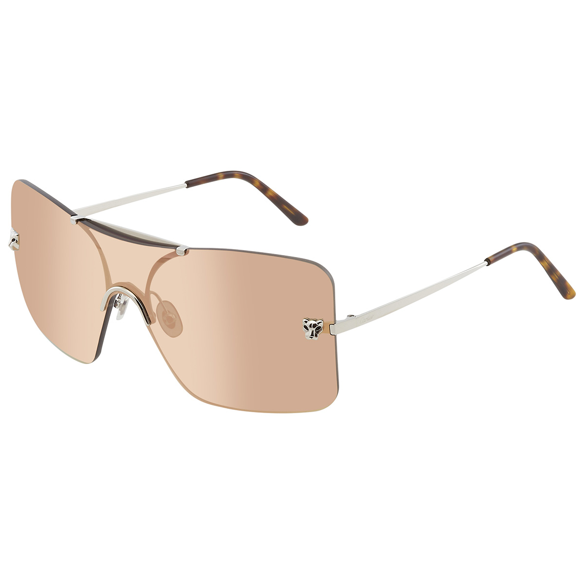 Cartier Pink Shield Ladies Sunglasses CT0023S 003 99 7630047801365 ...