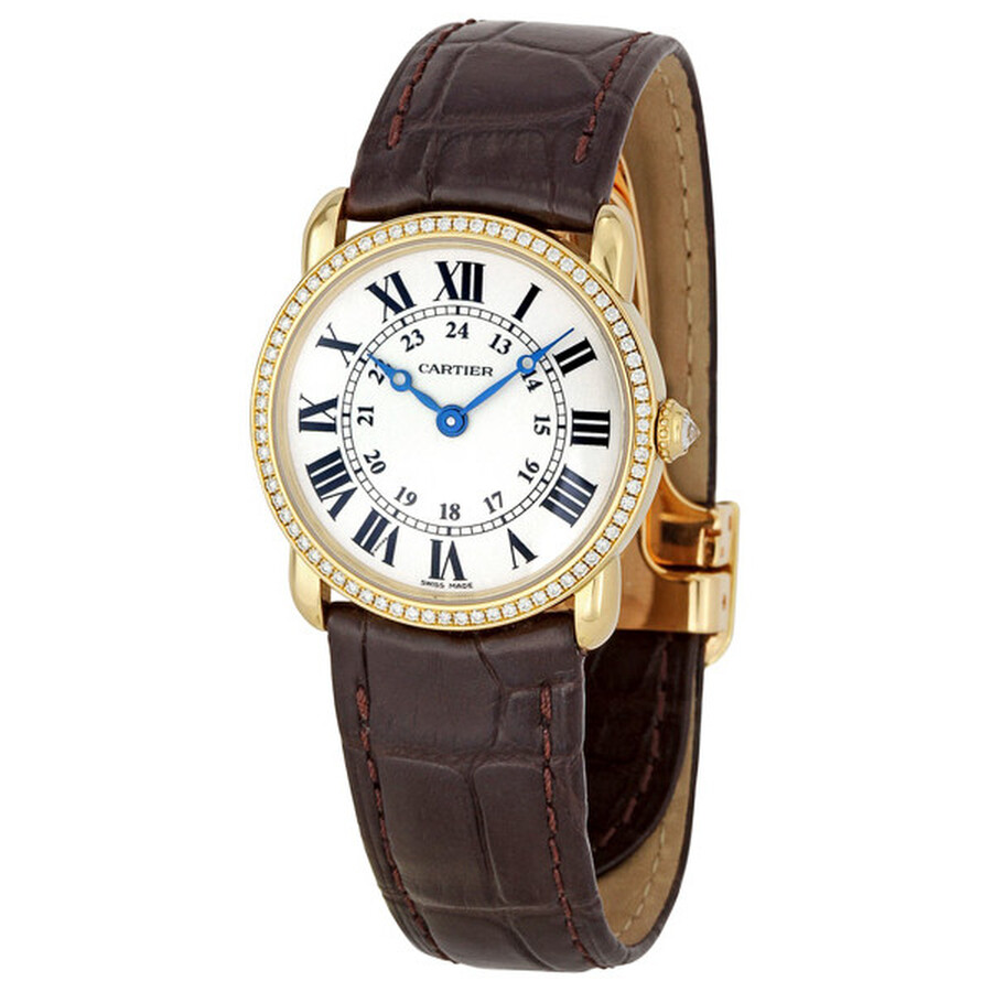 Cartier Ronde Louis Gold Small Watch WR000151 7612456320156 - Watches ...