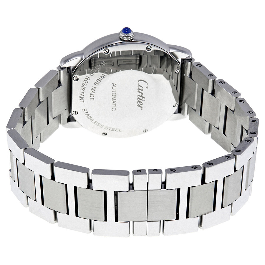Cartier Ronde Solo Silver Opaline Automatic Ladies Watch WSRN0012 ...