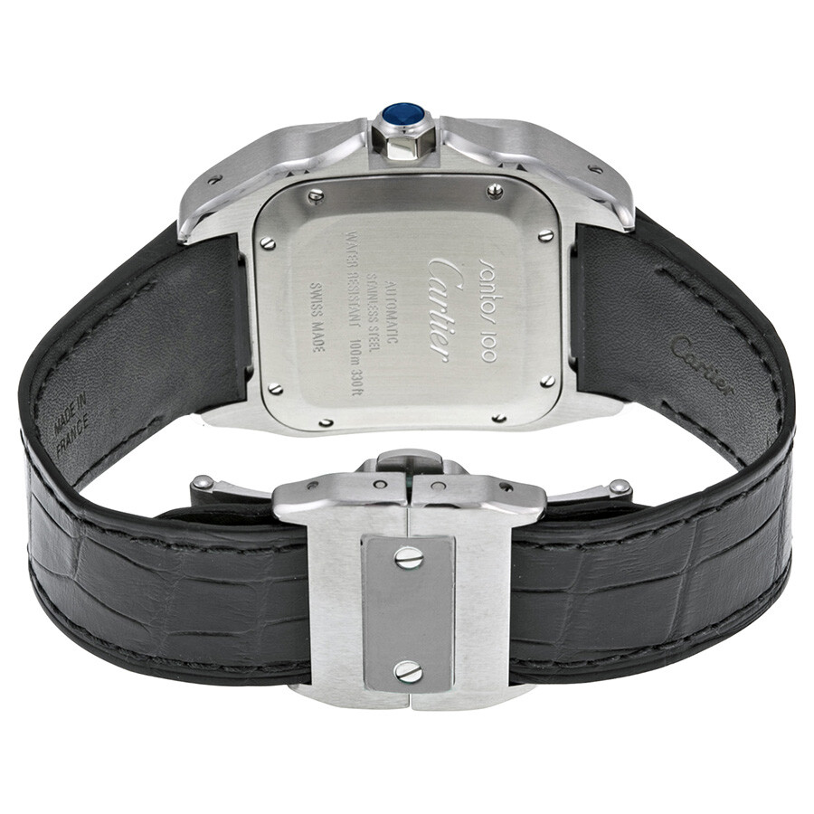 Cartier Santos 100 Stainless Steel Medium Watch W20106X8 7612456316036 ...