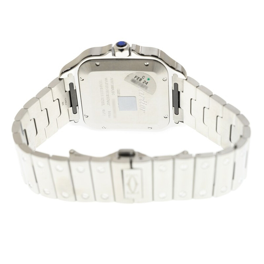 Cartier Santos De Cartier Automatic Silver Dial Men's Watch WSSA0047 ...