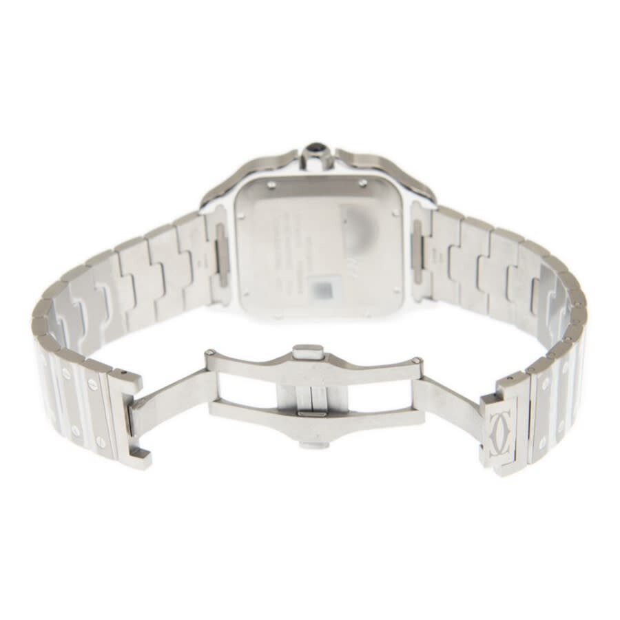 Cartier Santos Large Model Automatic Grey Dial Men's Watch WSSA0037 ...